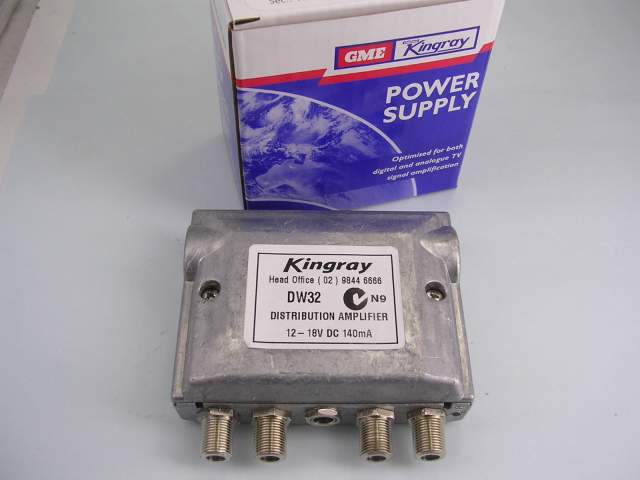 Kingray DW32 F Type VHF/UHF inc Power Supply